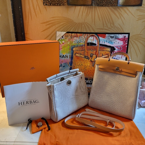 Hermes | Bags | Hermes Herbag 2 Bags Backpack And Totebag | Poshmark